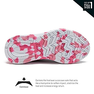 Avia Avi Factor Slip On Girls' Sneakers - Lightweight Tennis, Athletic, Running Shoes for Girls - Toddler, Little Kid, and Big Kid Sizes - Black/Pink/Grey, 2 Little Kid