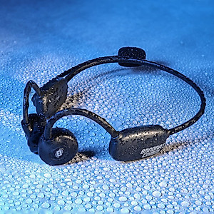 BANDARICOMM Bone Conduction Headphones with Mic, Bluetooth 5.3 Wireless Headsets with Noise-Canceling Microphone Boom, IPX6 Waterproof Stereo Headsets for Office Home Business Outdoors use