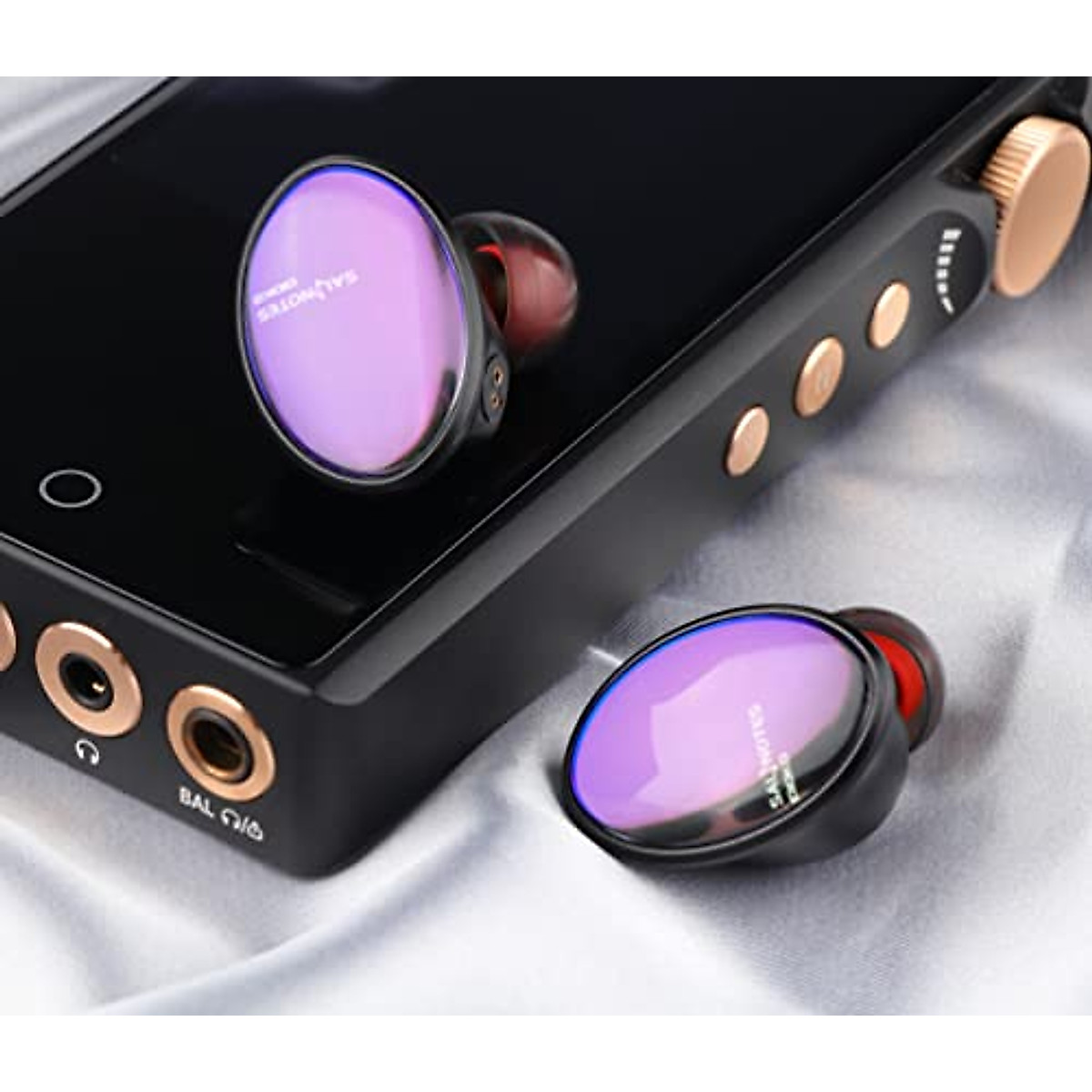 7Hz x Crinacle Salnotes Dioko HiFi 14.6mm Planar Diaphragm Driver in Ear Earphone IEMs with CNC Aviation-Grade Aluminum Case, Detachable 4-Core Litz OCC Copper Cable for Audiophile Musician Studio