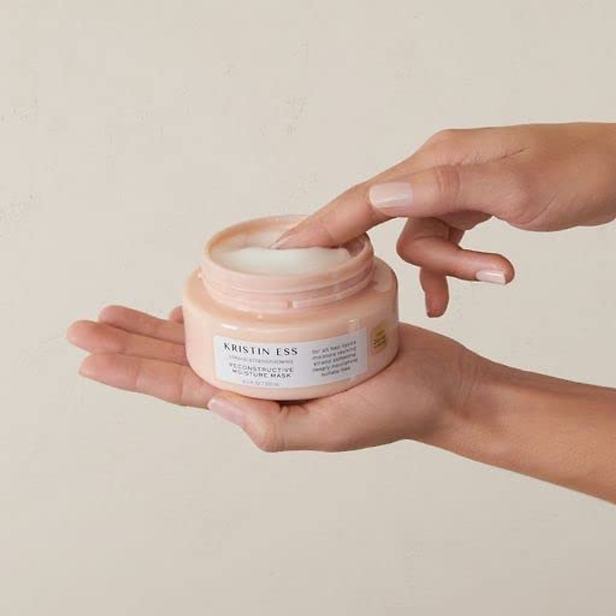 Kristin Ess Hair Strand Strengthening Reconstructive Moisture Mask, Deep Conditioning Hair Treatment for Dry Damaged Hair, Sulfate and Paraben Free, Color + Keratin Safe, 6.7 fl. oz. (Pack of 3)