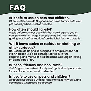 Cedarcide Original Bug Spray | Repel & Kill Fleas, Ticks, Mosquitoes, Mites, Ants & Chiggers | for use on People, Pets & Home | Natural Cedar Oil | Eco-Friendly | Gallon