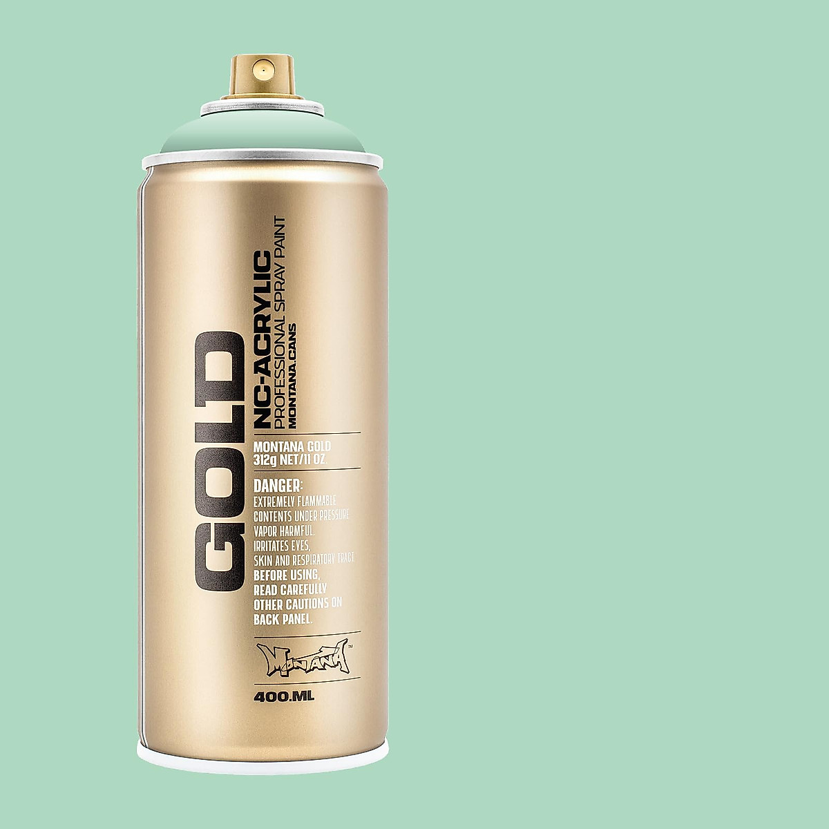 Montana Cans GOLD Spray Paint, 400ml, Malachite Light, MXG-G6120