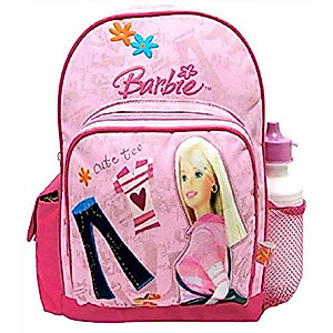 Barbie Small Backpack with Water Bottle - Pink Clothes & Jeans