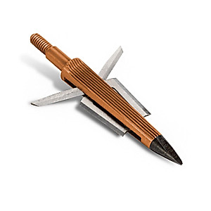 NEW ARCHERY PRODUCTS Killzone Swingfire 2in Cutting Diameter Trophy Tip 100 Grain Mechanical Broadhead for Bow Hunting - 3 Pack