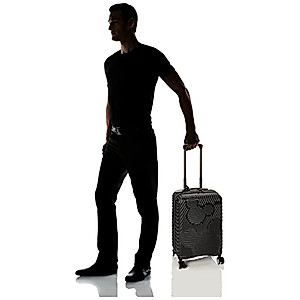American Tourister Disney Molded Hardside Expandable Luggage with Spinner Wheels, Black, Carry-On 20-Inch