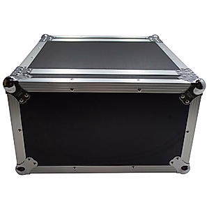 Harmony Audio Cases HC6UAD DJ Flight Amp 6U Rack Space Road Travel Amplifier Case