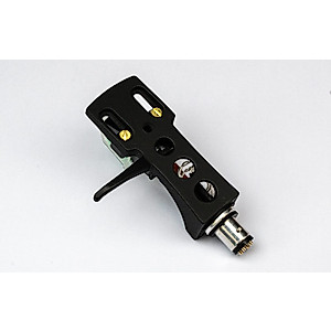 Black Headshell with AT VM95e Elliptical Stylus, Cartridge, Silver Litz Connections and V2 Pro Lube for Technics SL1200, SL1210, SL1600, SL1610, SL1700, SL1800, SL1810, SL3200, SL3300, SL3350