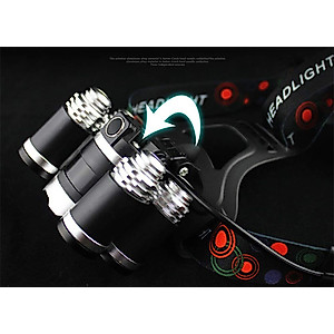 lliang headlamp 70000lm Led Headlamp Fishing Headlight 3/5 Led T6 Head Torch Led Lamp Flashlight Camping Light Waterproof Lanterna