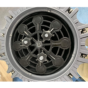 PRM PVC Multi-Cartridge Filter Housing, 9 Cartridge, 3 Inch NPT in/Out