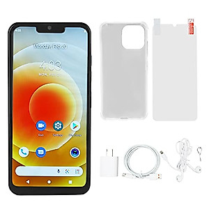 Yoidesu I13pro Max Unlocked Cell Phone, 6.1in HD Full Screen Smartphone for Android, 4GB RAM 64GB ROM 4000mah 8MP 16MP Dual Camera, Dual Card 4G 5G WiFi Mobile Phone (US Plug)