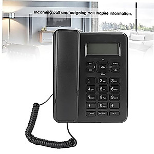 Corded Telephone for Home and Office - Desk with Wired Landline Connection Ideal for Business Use