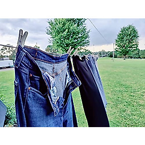 Greenleaf Super Tough Clothespins. Heavy Duty and Durable. Great for Hanging up Laundry, or Multipurpose Around The House. (Blue) Set of 24