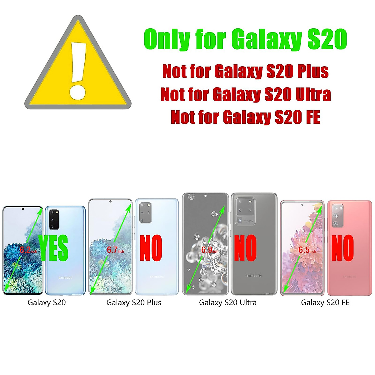 ZZXX for Samsung Galaxy S20 Wallet Case with [RFID Blocking] Card Slot Stand Strong Magnetic Leather Flip Fold Protective Phone Case for Samsung Galaxy S20 Case Wallet(Green-6.2 inch)