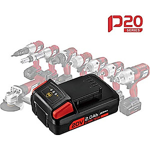 ACDelco ARI20174-PM P20 Series 20V Cordless Li-ion 1/2” 369 ft-lbs. Heavy Duty Brushless Impact Wrench Tool Kit