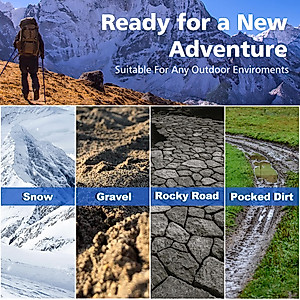 aiGear Premium Walking Hiking Stick CNC Machined Outdoor Trekking Poles Color Black(G2647)