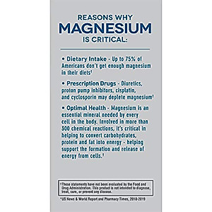 Mag-Ox 400 Magnesium Mineral Dietary Supplement Tablets, 483 mg Magnesium Oxide, Pharmaceutical Grade, 120 Count, (Pack of 2)