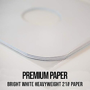 Vinyl Fever Inner Record Sleeves - Heavyweight Acid Free Paper with Rounded Corners for LP Records Storage (25 Pack)