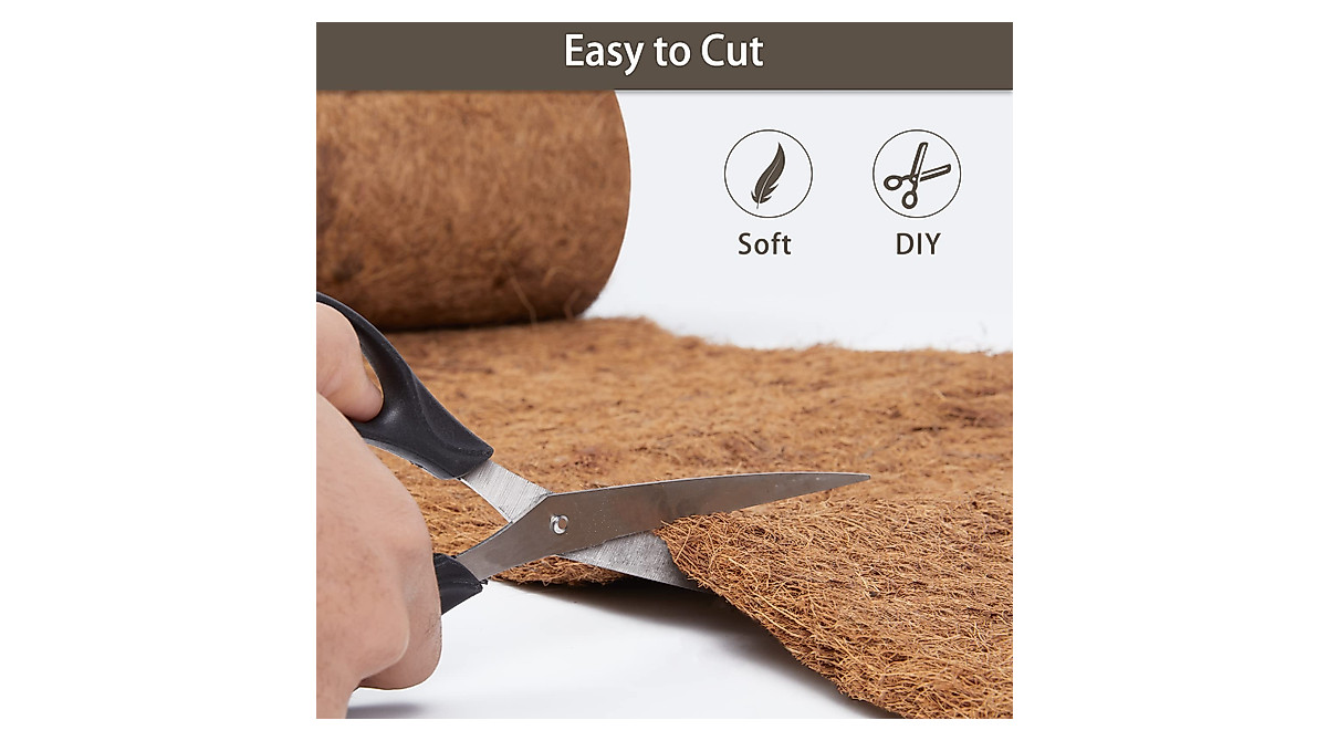 GreatBuddy Coco Liner Roll - Natural Coconut Fiber Mat