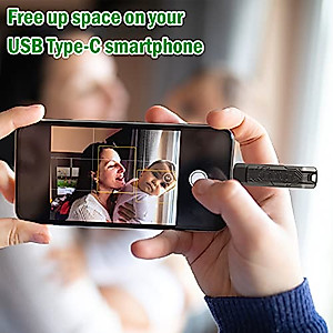 DIDIVO 128GB USB Flash Drive, USB Type C Thumb Drive Memory Stick Jump Drive USB 3.0 Drive Photo Stick Storage