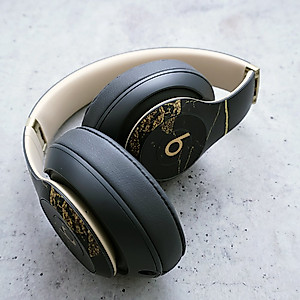 MightySkins Skin Compatible with Beats Studio 3 Wireless - Stormy Marble | Protective, Durable, and Unique Vinyl Decal wrap Cover | Easy to Apply, Remove, and Change Styles | Made in The USA