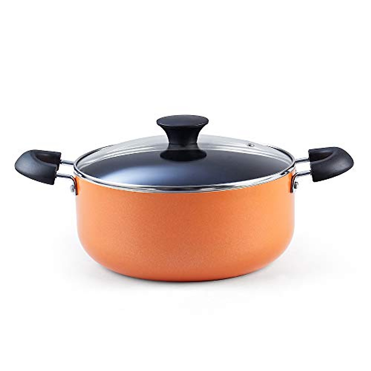 Cook N Home Stay Cool Handle, Multicolor 10-Piece Nonstick Cookware Set