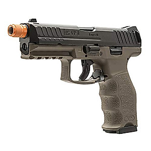HK Heckler & Koch VP9 GBB Blowback 6mm BB Pistol Airsoft Gun, FDE