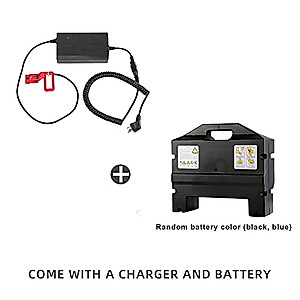 Xilin Electric Powered Pallet Jack 3300lbs Capacity Lithium Battery Walkie Pallet Truck 48"x27" Fork Size Blue Style