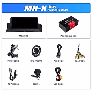 Android 12 Double Din Stereo Car GPS Multimedia Radio for BMW X3 F25 X4 F26 2011-2017 Car Stereo Head Unit Support 4G WiFi Bluetooth SWC Carplay,MNX 4 core 2+32G-2013~2016 NBT