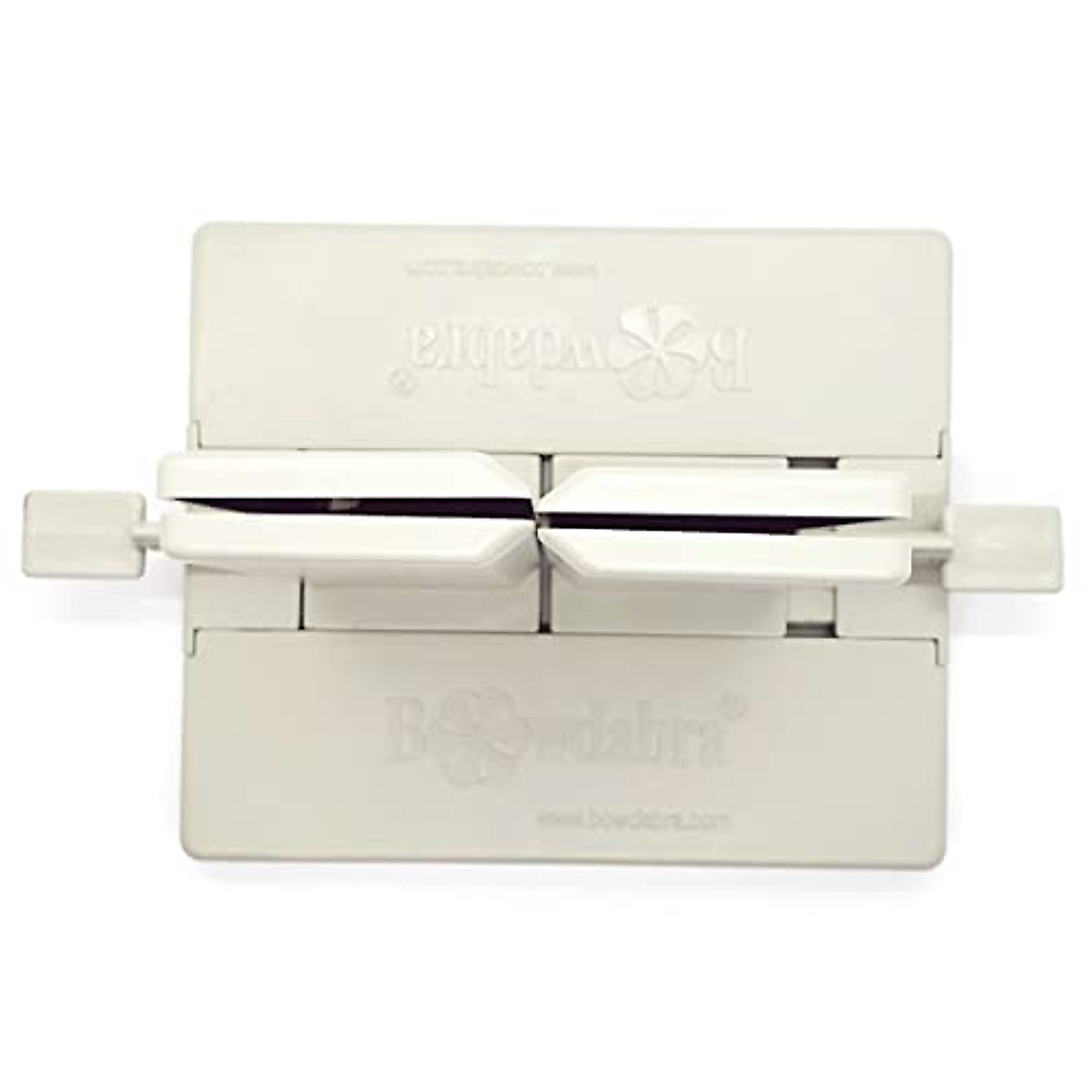 Bowdabra Combo Pack Bow Maker for Ribbon for Wreaths (Set of 4 Tools), Art Supplies Craft Kit Set, Bows for Crafts Wedding Decor, Arts and Crafts for Adults - Wreath Making Supplies Kit, Gray