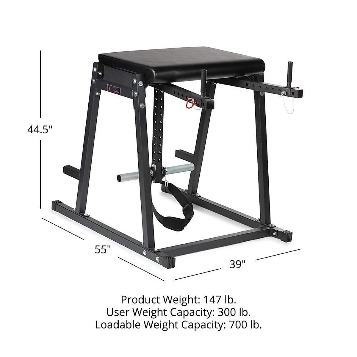 Titan Fitness Economy H-PND, Reverse Hyperextensions Lower Body Machine, Rated 700 LB, Specialty Home Gym Machine for Physical Therapy, Back Rehab Exercises, and Everyday Training