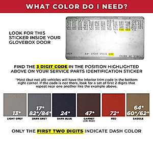 DashSkin Molded Plastic Dash Cover Compatible 1988-1994 C1500/C2500/C3500/K1500/K2500/K3500 Silverado Sierra Tahoe Yukon Suburban in Dark Blue