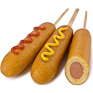 Gmark 5.5" Premium Wood Stirrer 2.3mm Thick Individual Wrapped 200 pc - Wood Coffee Stir Sticks for Tea Beverage, Corn Dog Stick Craft Stick 200/Bag GM1115D