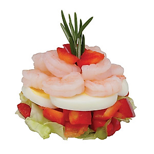 HIC Kitchen Adjustable Food Ring, Round, 18/8 Stainless Steel, Adjusts to 4 Different Sizes