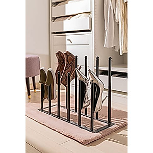 Boot Rack for Boot Storage - This Boot Rack Organizer is Ideal for Tall Boots, Cowboy Boots, Rain Boots, Walking Boots, Sports Boots, Shoes & Sneakers. Boot Storage Rack for Upto 6 Pairs of Shoes & Boots.