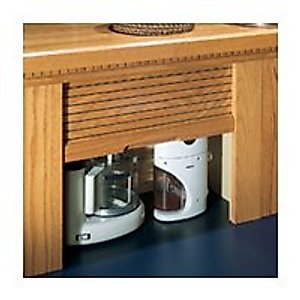 24" Straight Appliance Garage - Red Oak