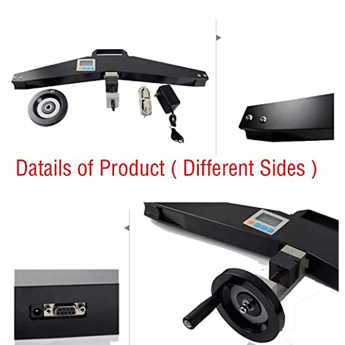 CNYST Rope Tension Meter Gauge Dynamometer Wire Tensiometer Maximum Load Value 100KN