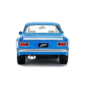 Jada Toys 1:24 Fast & Furious - Brian's Ford Escort RS2000 Mk1, Blue With White Stripes