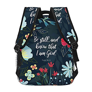 ROSIHODE Jesus Backpack Adjustable Shoulder Strap Bookbag, Cross Daypack Lightweight Backpack for Adults