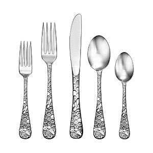 Liberty Tabletop Honey Bee 20 Piece Flatware Set service for 4 Silverware Made in USA 18/10