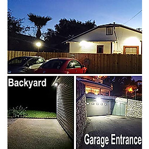 MIHEAL 2 Pack 50W LED Flood Light, Cool White, IP68 Waterproof Super Bright Work Light, 110V, Outdoor Floodlight for Yard, Garden, Garage, Lawn, Court [Energy Class A++]