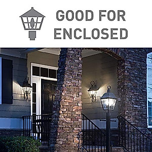 Cree Lighting B11 Clear Glass Filament Candelabra 40W Equivalent LED Bulb, 350 lumens, Dimmable, Daylight 5000K, 25,000 Hour Rated Life, 90+ CRI, Good for Enclosed | 2-Pack