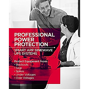 CyberPower PR1500RT2U Smart App Sinewave UPS System, 1500VA/1500W, 8 Outlets, 2U Rack/Tower, AVR