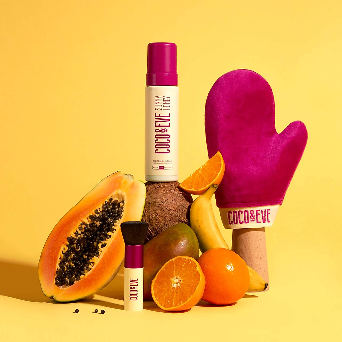 Coco & Eve Sunny Honey Bali Bronzing Soft Velvet Self Tanning Mitt Applicator