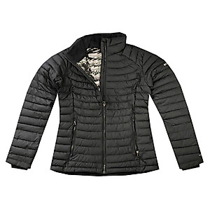 Columbia Women's White Out ll Omni Heat Jacket Puffer (XL, Black)