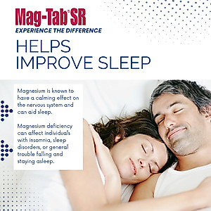 Extended Release Magnesium Lactate Delivery for 10x Better Absorption-Mag-Tab SR (Sustained Release) 100 Count-Supports Sleep, Muscle Cramps, Magnesium Deficiency Health Issue