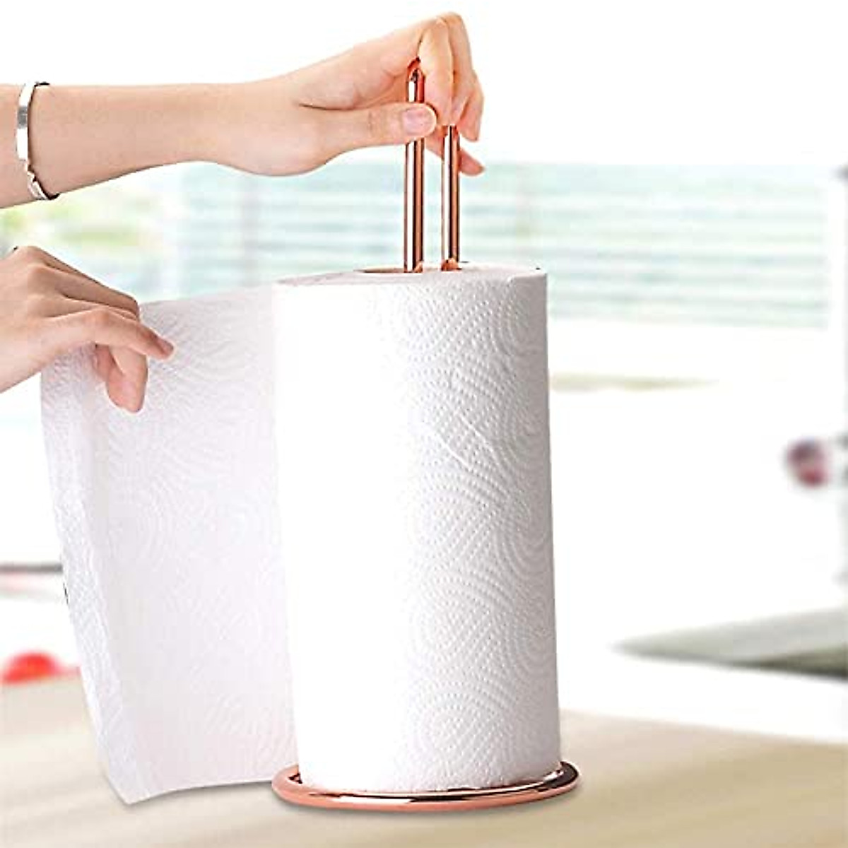 Kitchen Paper Roll Holder Paper Towel Rack Dining Table Kitchen Paper Roll Holder Vertical Paper Towel Storage Rack