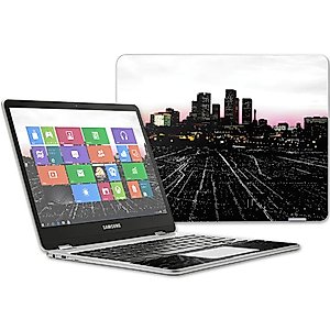 MightySkins Skin Compatible with Samsung Chromebook Plus 12.3"(2017 - Urban Night | Protective, Durable, and Unique Vinyl Decal wrap Cover | Easy to Apply, Remove, and Change Styles | Made in The USA