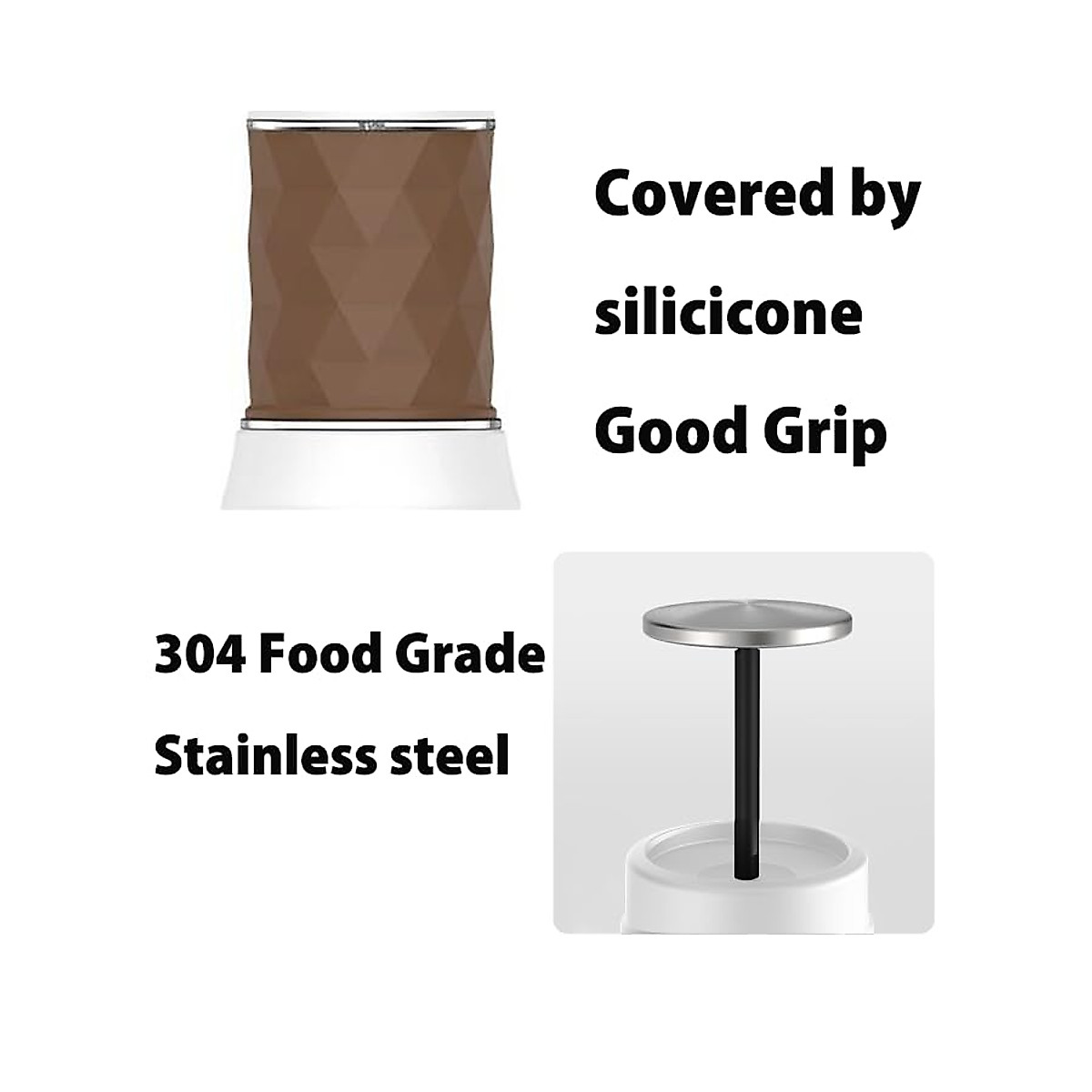 ShareforU Mini Espresso Coffee Maker, Fast Coffee Brewer, Portable Espresso Machine,3 in 1 manual piston expresso machine for ground coffee and NS Capsules and DG capsules,good grip