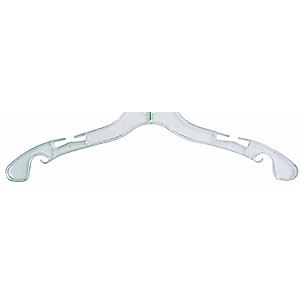 Clear Plastic Kids Top Hanger, Box of 100 Small 12 inch Space Saving Child hangers w/ Notches and 360 Degree Chrome Swivel Hook by The Great American Hanger Company