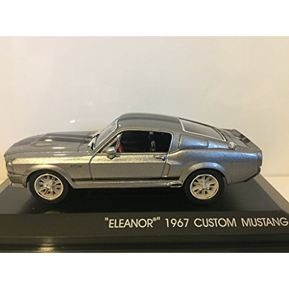 GreenLight Collectibles Gone in Sixty Seconds 1967 Ford Mustang Eleanor 1/43 Scale Diecast Model Car Gray